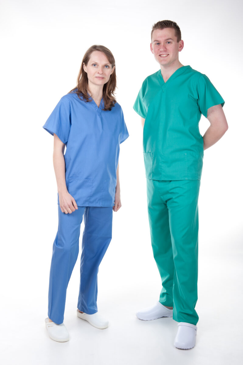 First Choice V-Neck Medical Scrub Suit - AWB Textiles