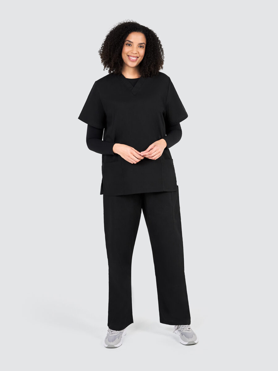 First Choice Pro Unisex Scrub Set | V-Neck Tunic & Drawstring Trousers