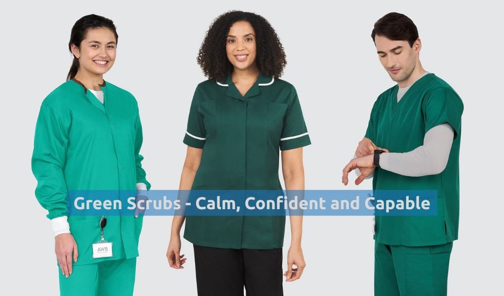Green Hospital Scrubs | AWB